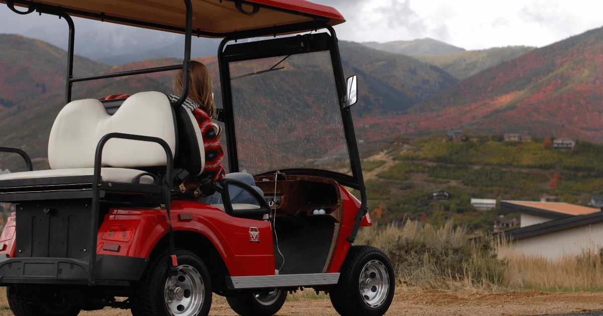 Hire a Street Legal Golf Cart for Events - Beach Ride Rental